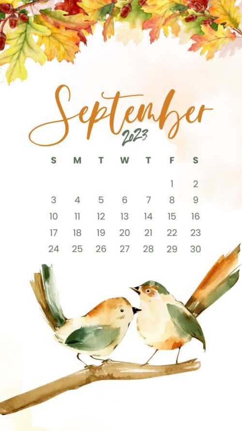 September 2023 Calendar Wallpaper - iXpap