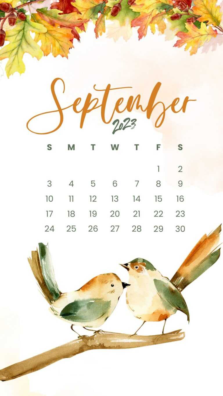 September 2023 Calendar Wallpaper - iXpap