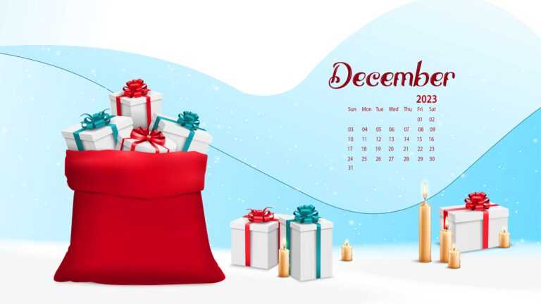 December Calendar 2023 Wallpaper - iXpap