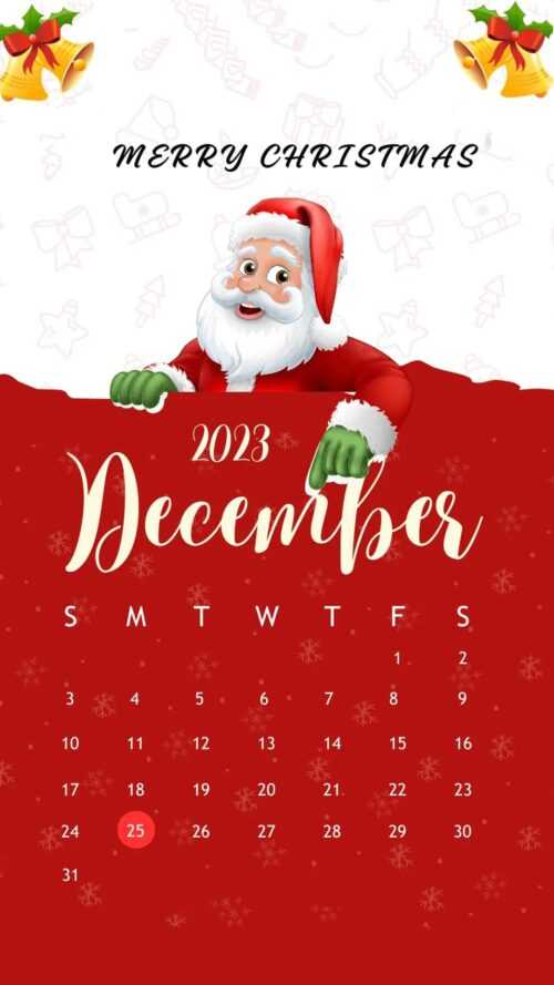 December Calendar 2023 Wallpaper - iXpap