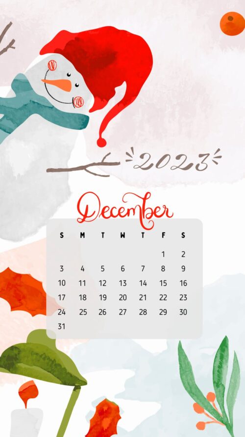 December Calendar 2023 Wallpaper - iXpap