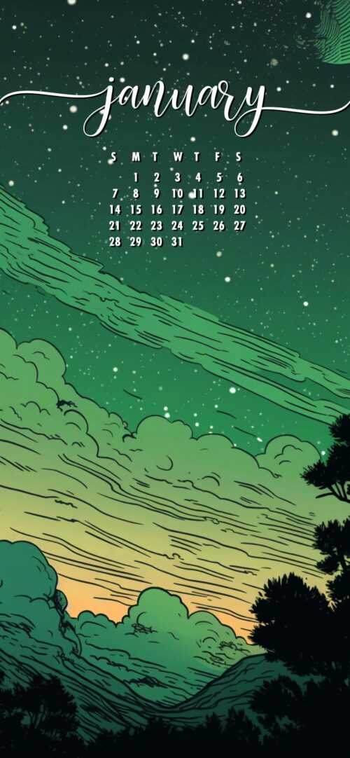 January 2024 Wallpaper Ixpap