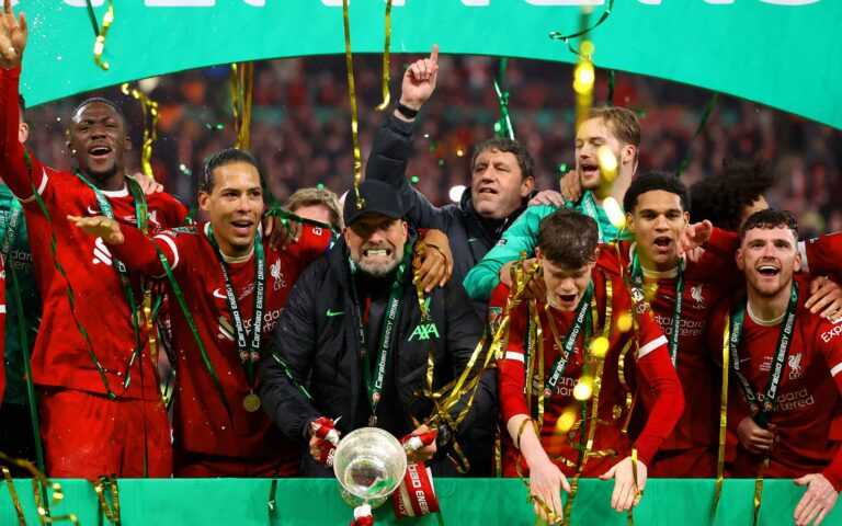 Liverpool Carabao Cup Wallpaper - iXpap