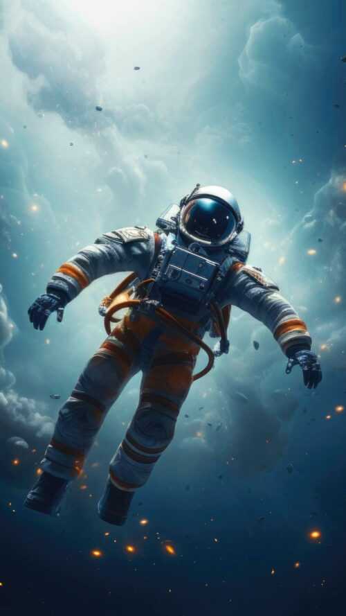 Floating In Space Wallpaper - iXpap