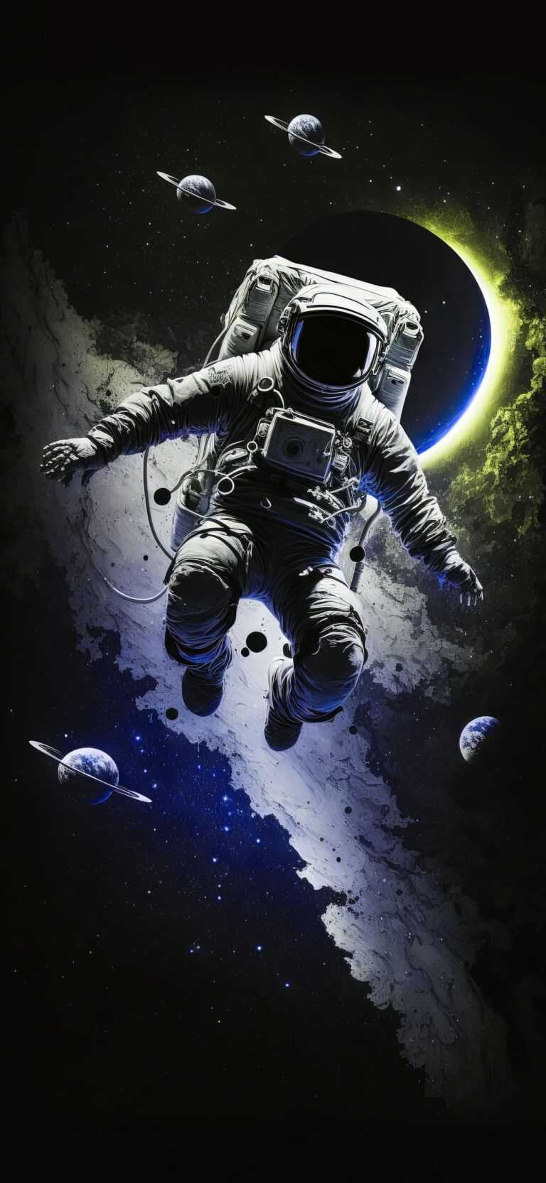 Floating In Space Wallpaper - iXpap