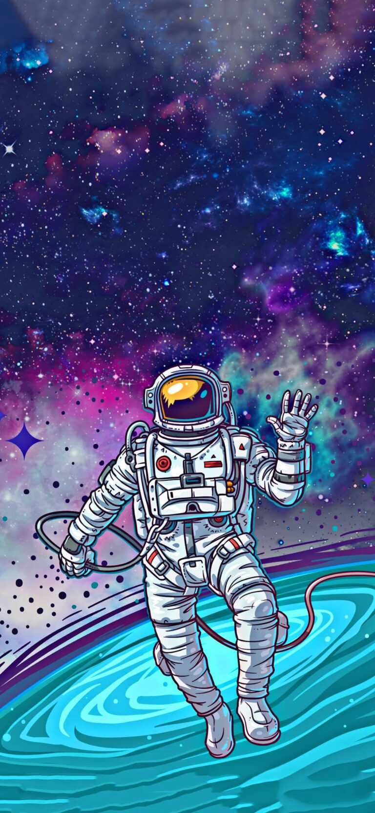 Floating In Space Wallpaper - iXpap