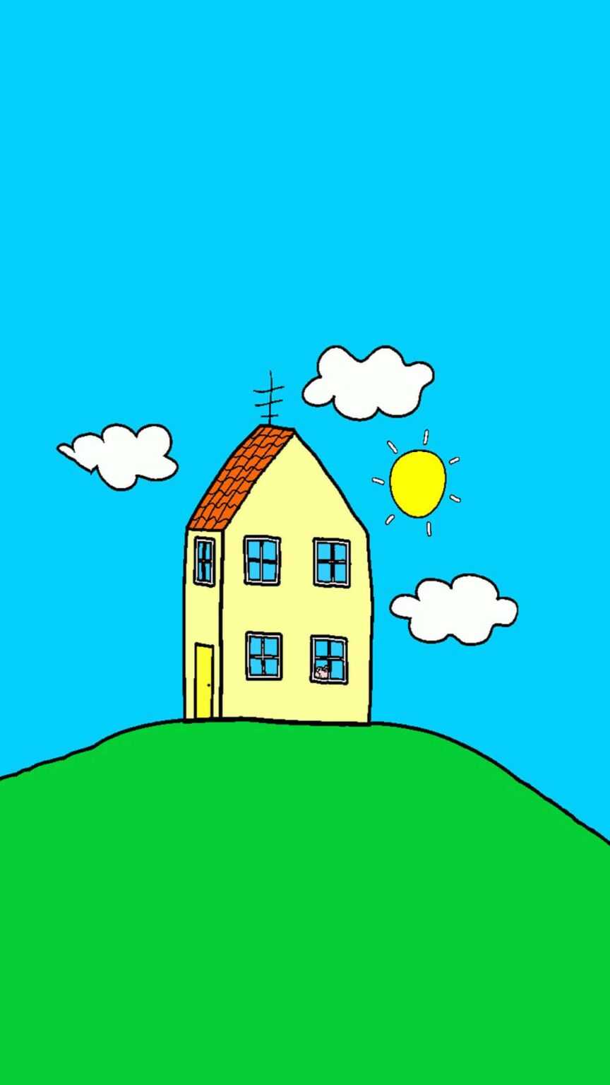 Peppa Pig House Wallpaper - iXpap