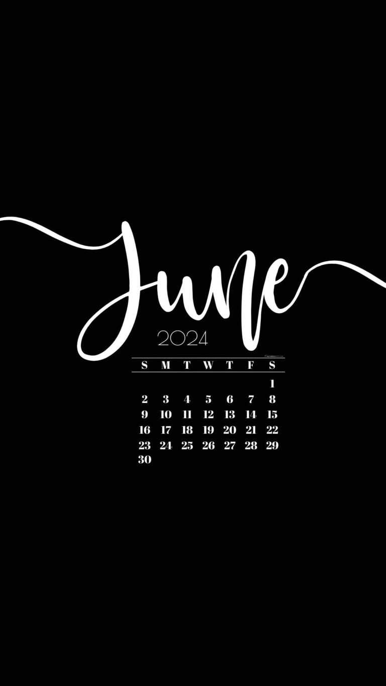 June Calendar Wallpaper 2024 - iXpap