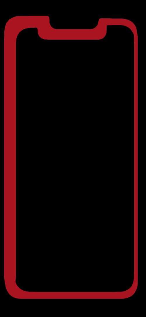 Red Outline Wallpaper - iXpap