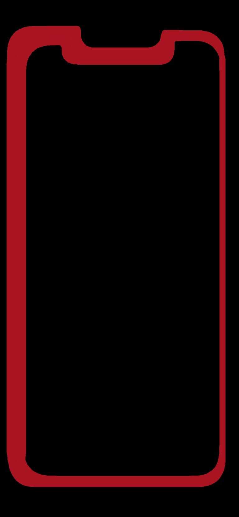 Red Outline Wallpaper - iXpap