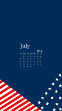 July 2024 Calendar Wallpaper - iXpap