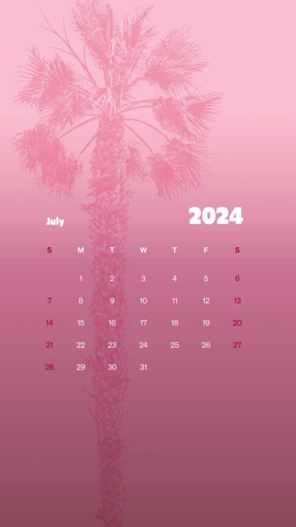 July 2024 Wallpaper - iXpap