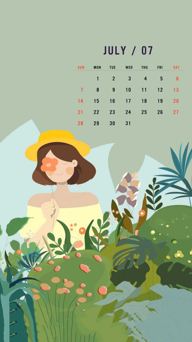 July 2024 Wallpaper - iXpap