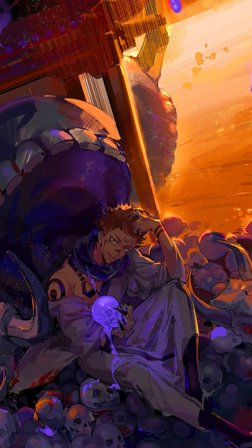 Sukuna Domain Expansion Wallpaper - iXpap