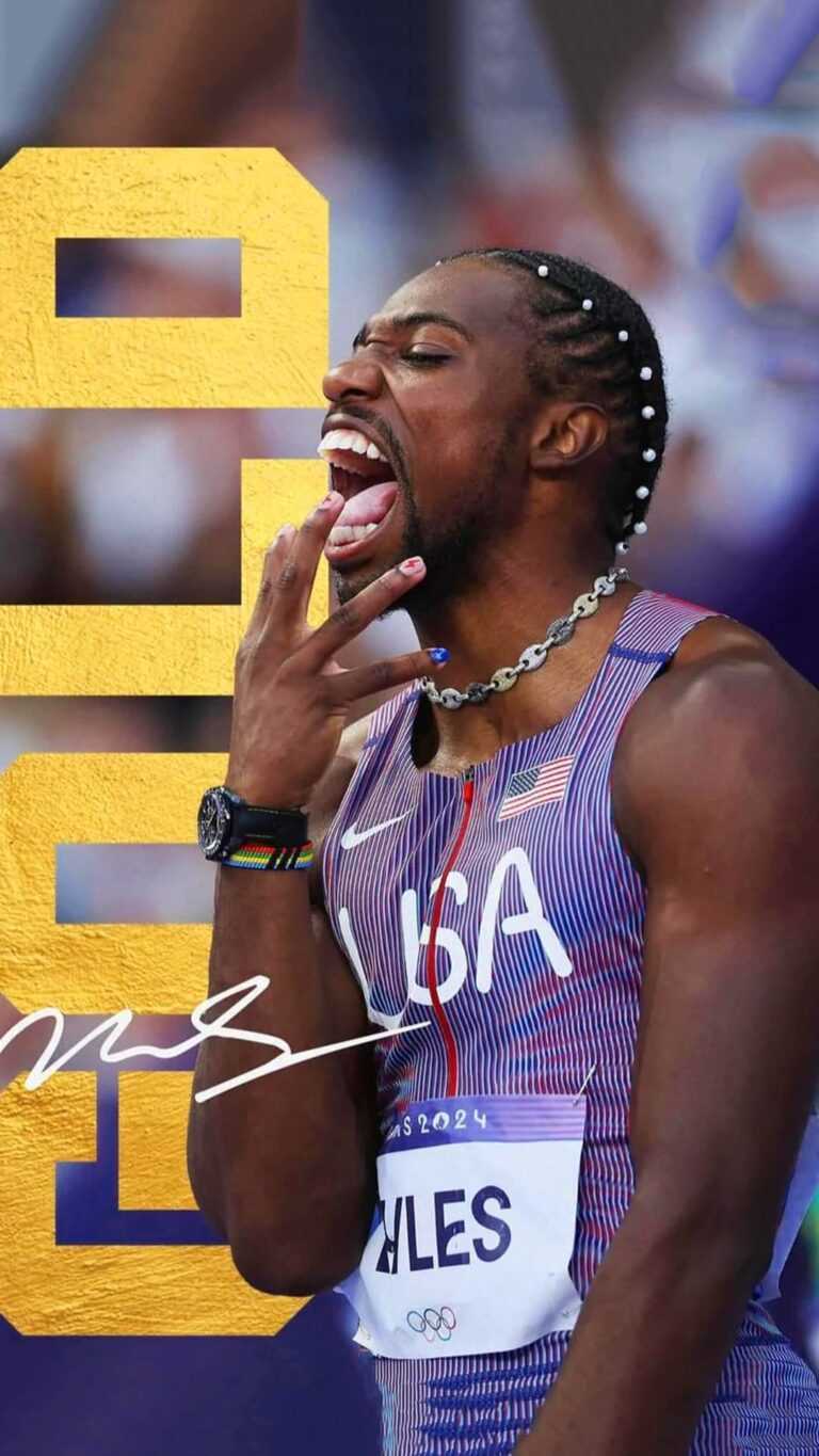 Noah Lyles Wallpaper - iXpap
