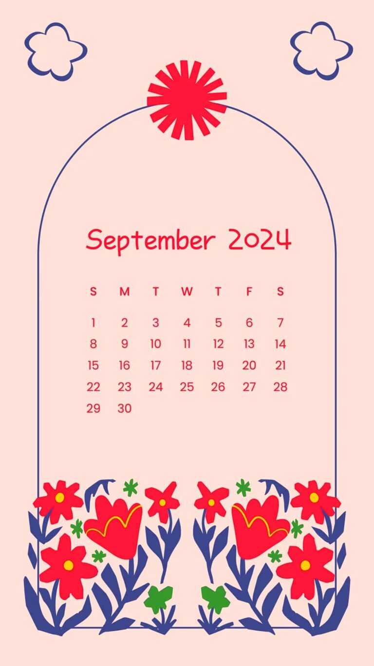 September 2024 Calendar Wallpaper - iXpap