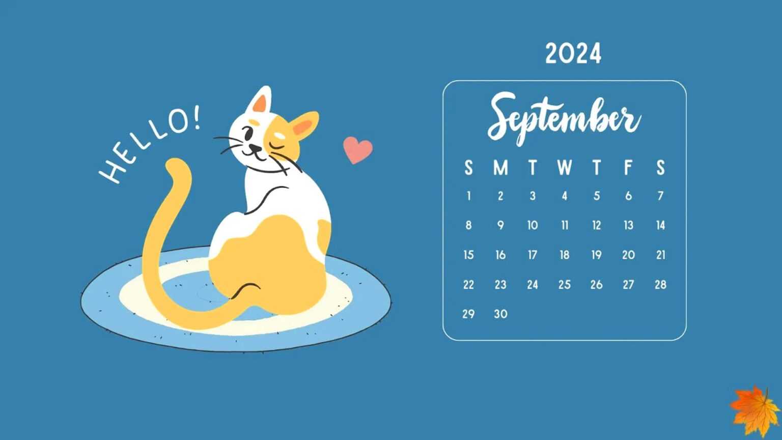 September 2024 Calendar Wallpaper - iXpap