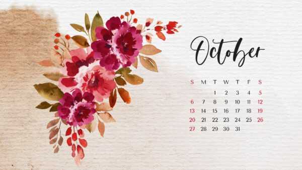 October 2024 Calendar Wallpaper - iXpap