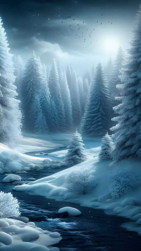 Winter Arc Wallpaper - iXpap