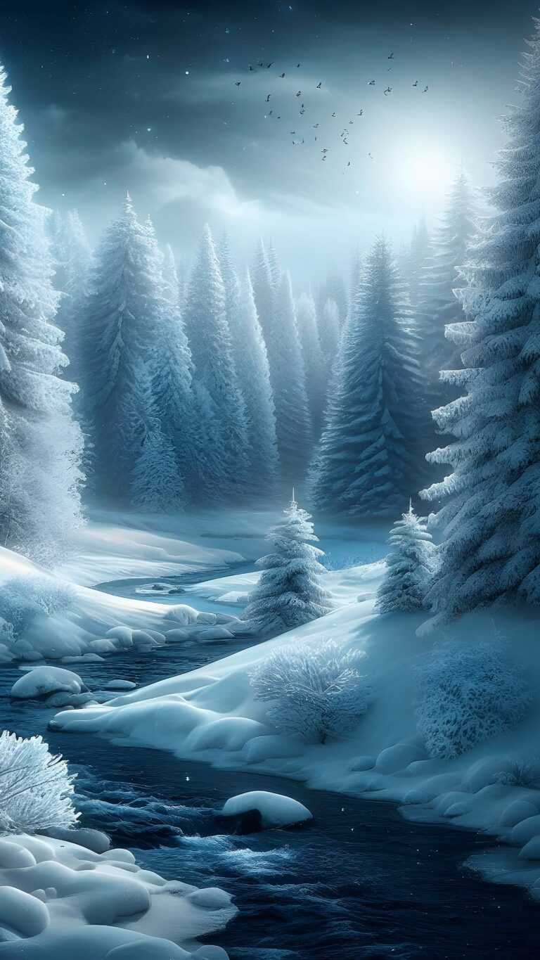 Winter Arc Wallpaper - iXpap