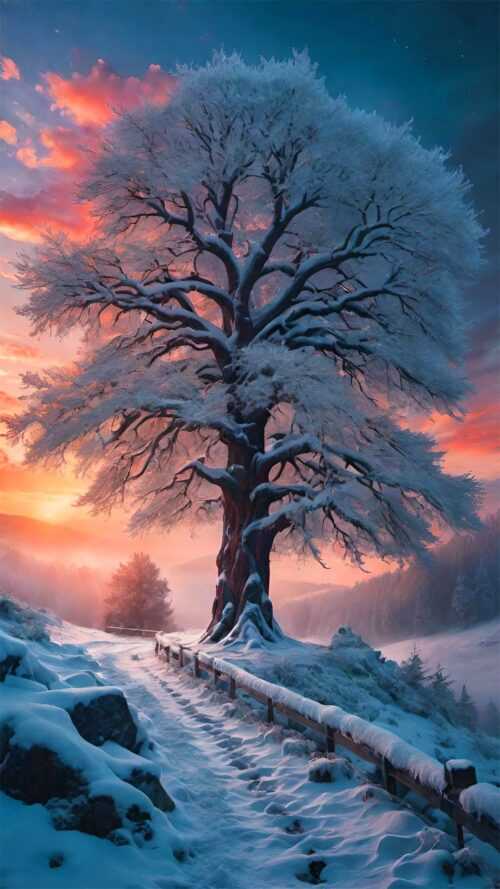 Winter Arc Wallpaper - iXpap