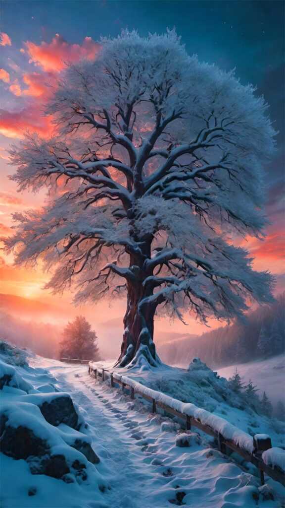 Winter Arc Wallpaper - iXpap