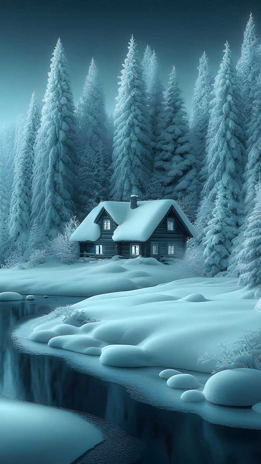 Winter Arc Wallpaper - iXpap