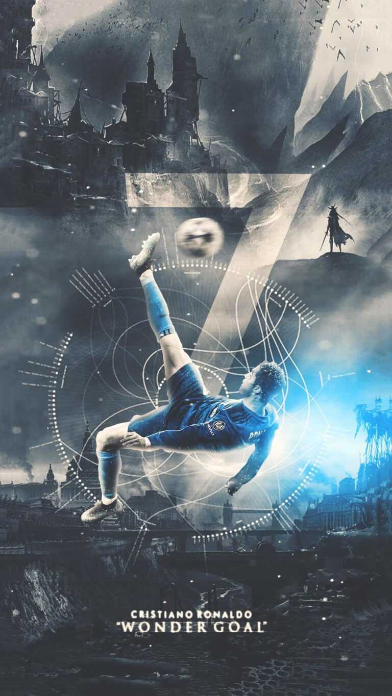 Ronaldo Bicycle Kick Wallpaper - iXpap
