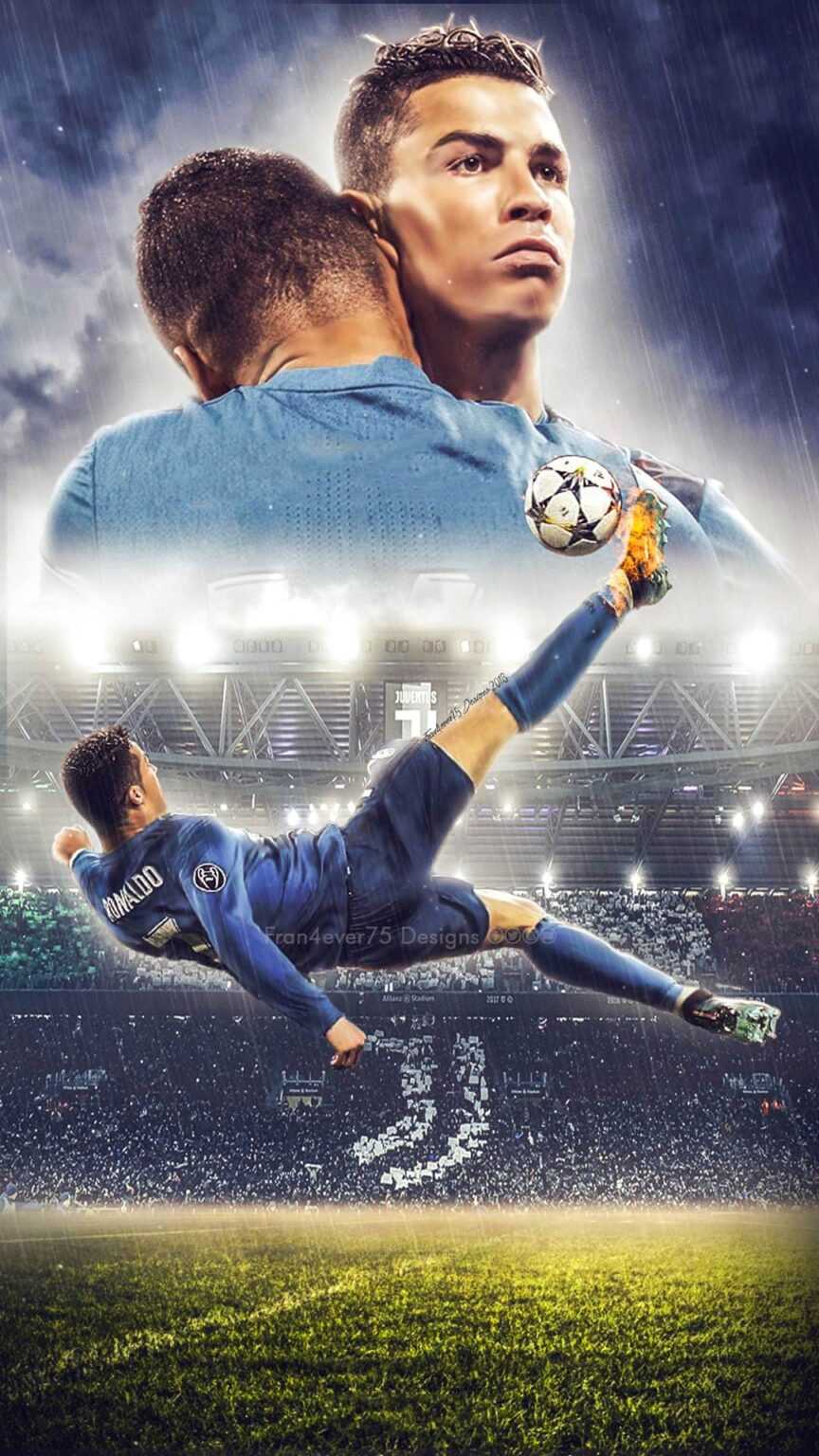 Ronaldo Bicycle Kick Wallpaper - iXpap