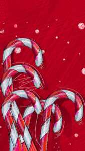 Candy Cane Wallpaper - iXpap