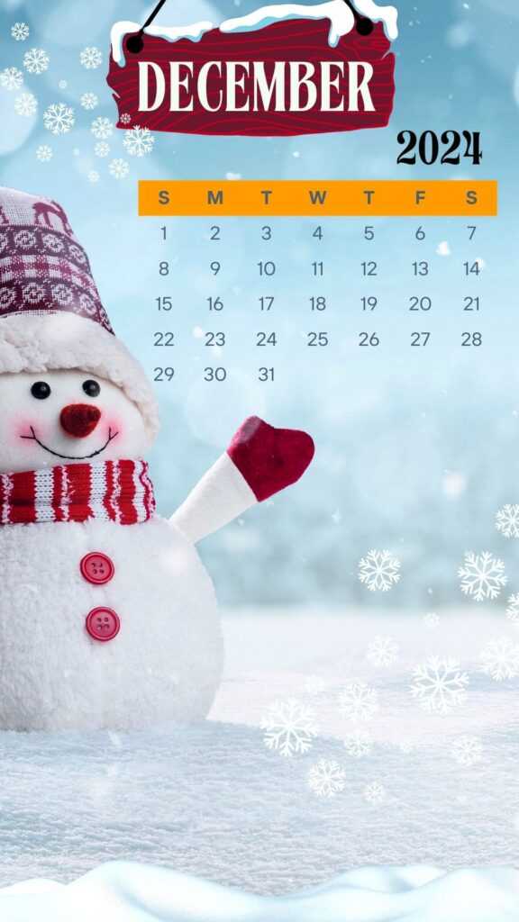 December 2024 Calendar Wallpaper - iXpap