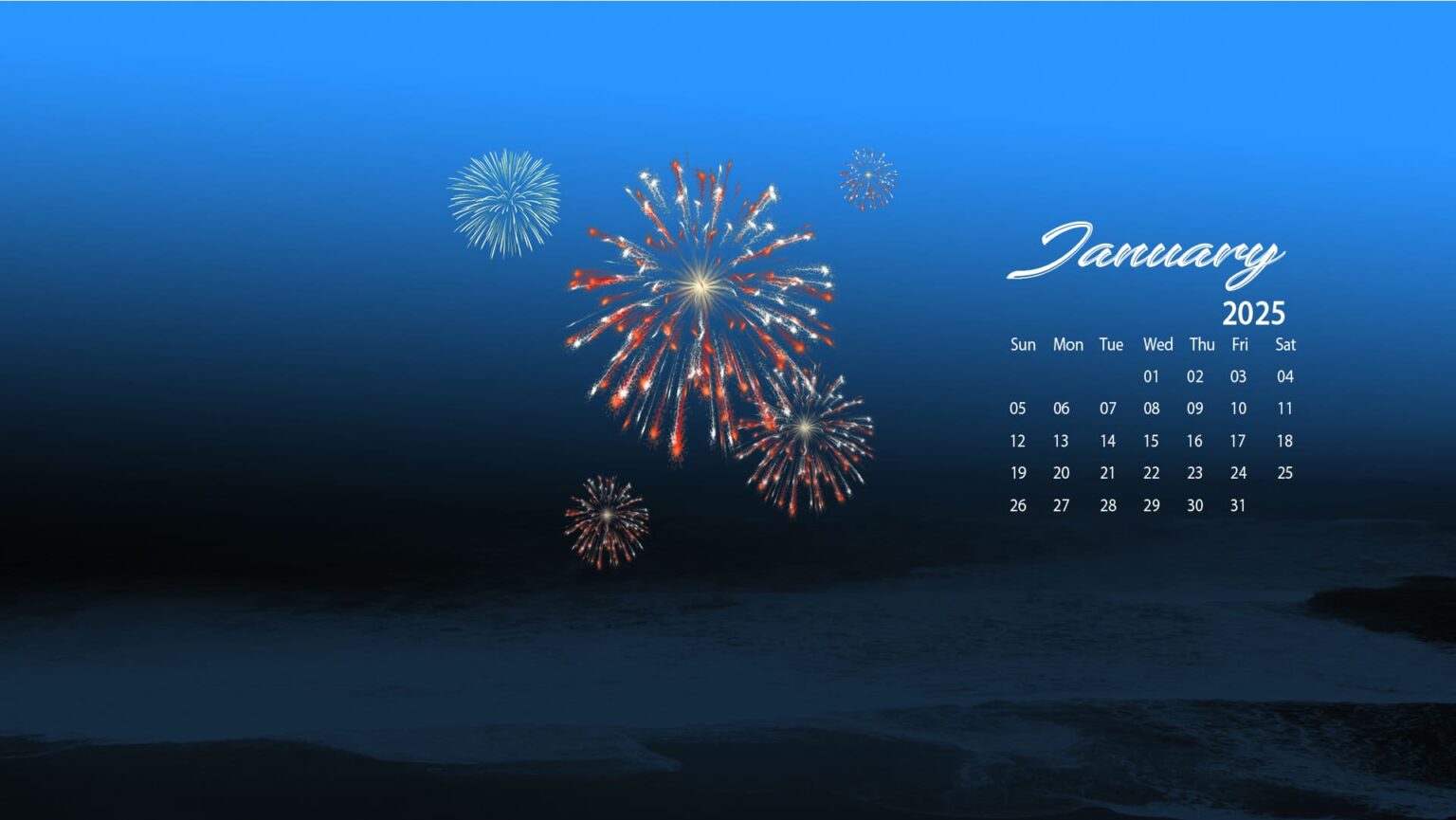 January 2025 Wallpaper - iXpap