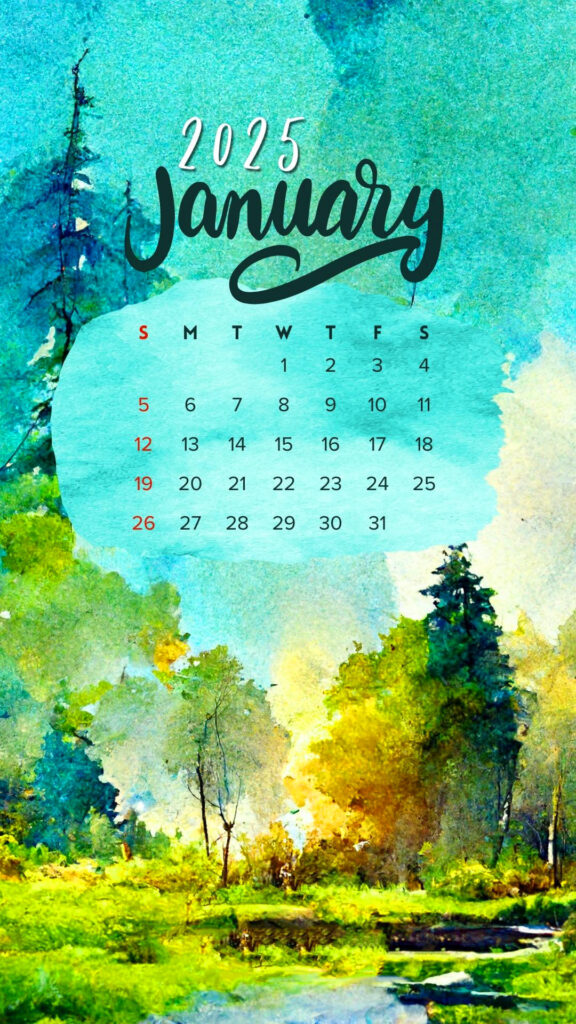January 2025 Wallpaper - iXpap