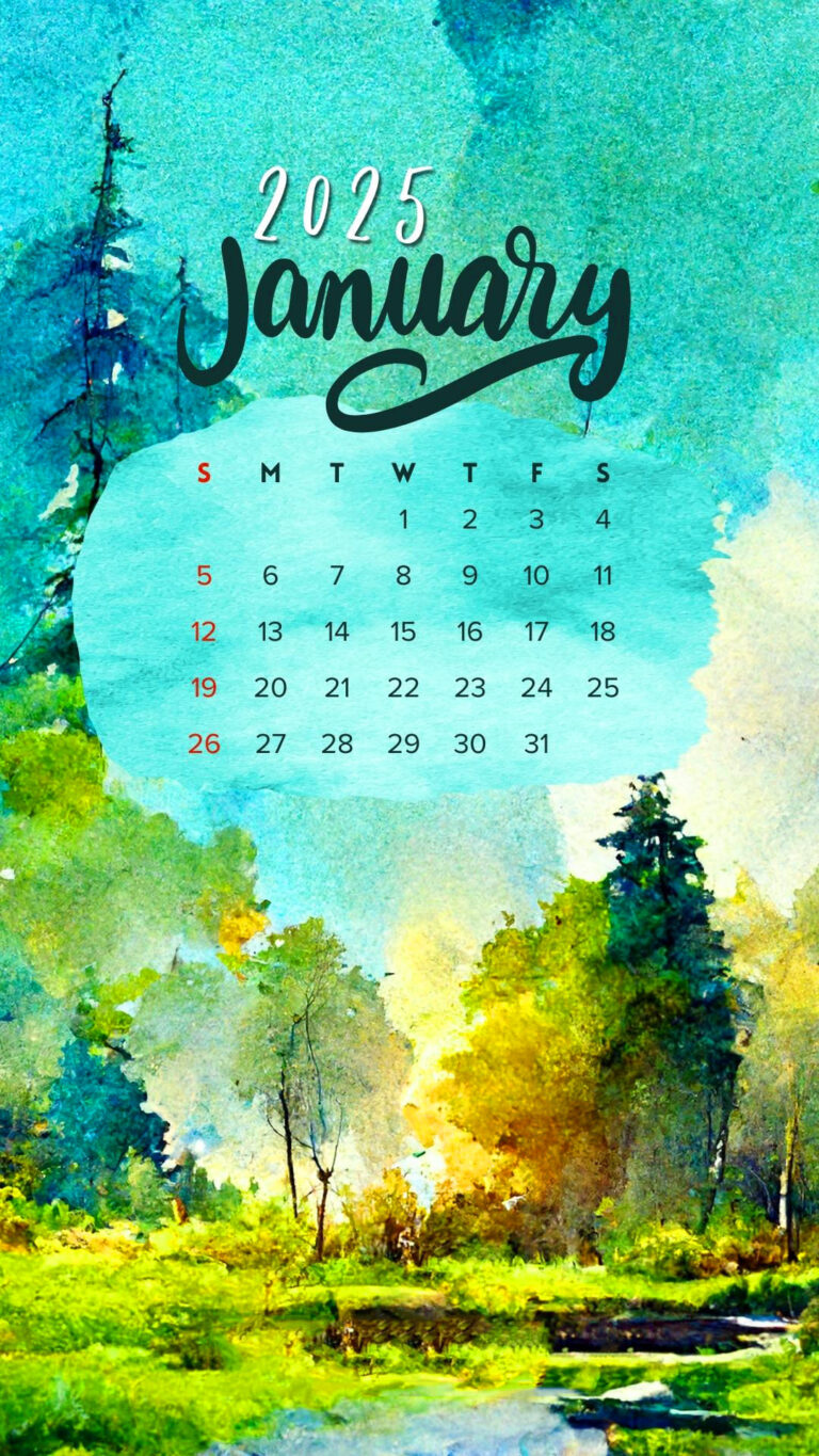 January 2025 Wallpaper - iXpap