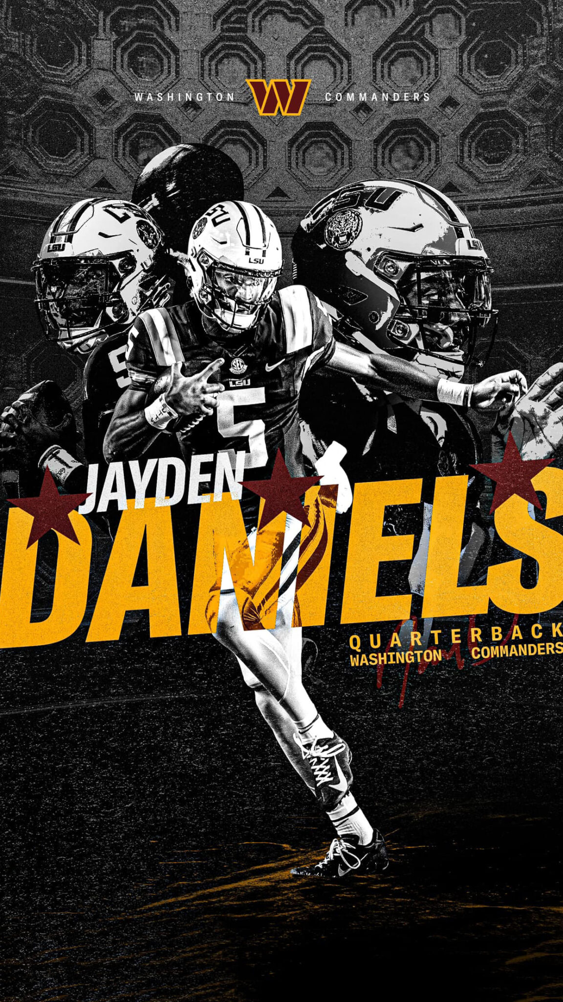 Jayden Daniels Wallpaper - iXpap