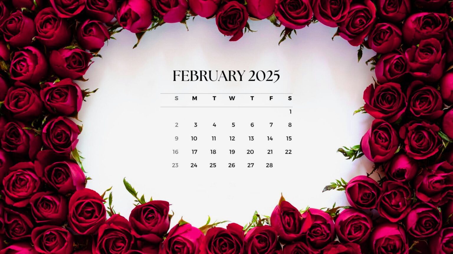 February 2025 Calendar Wallpaper - iXpap
