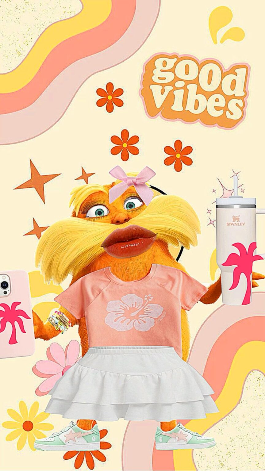 Preppy Lorax Wallpaper - iXpap