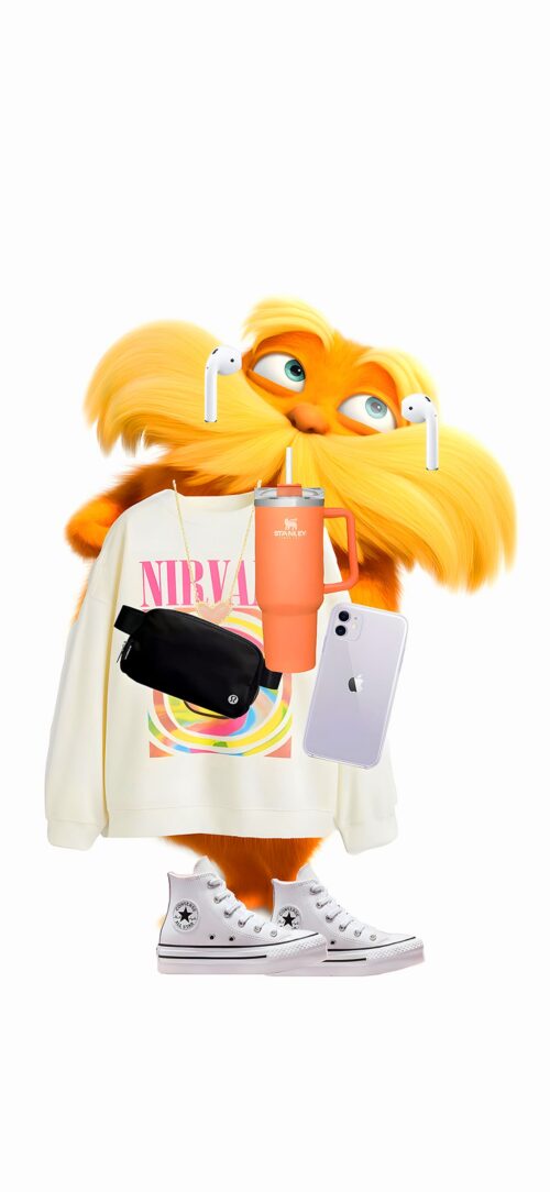 Preppy Lorax Wallpaper - iXpap