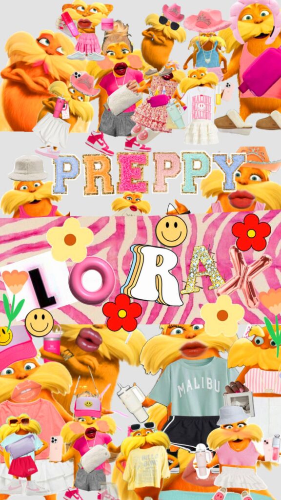 Preppy Lorax Wallpaper - iXpap