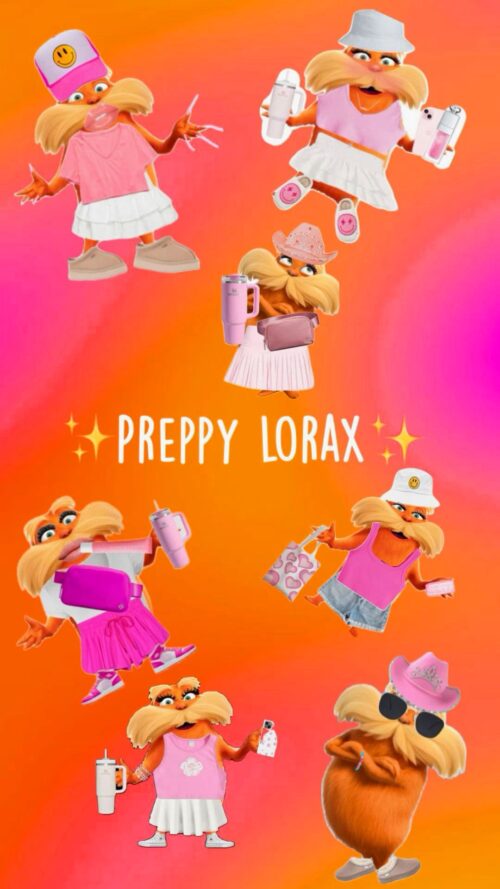 Preppy Lorax Wallpaper - iXpap