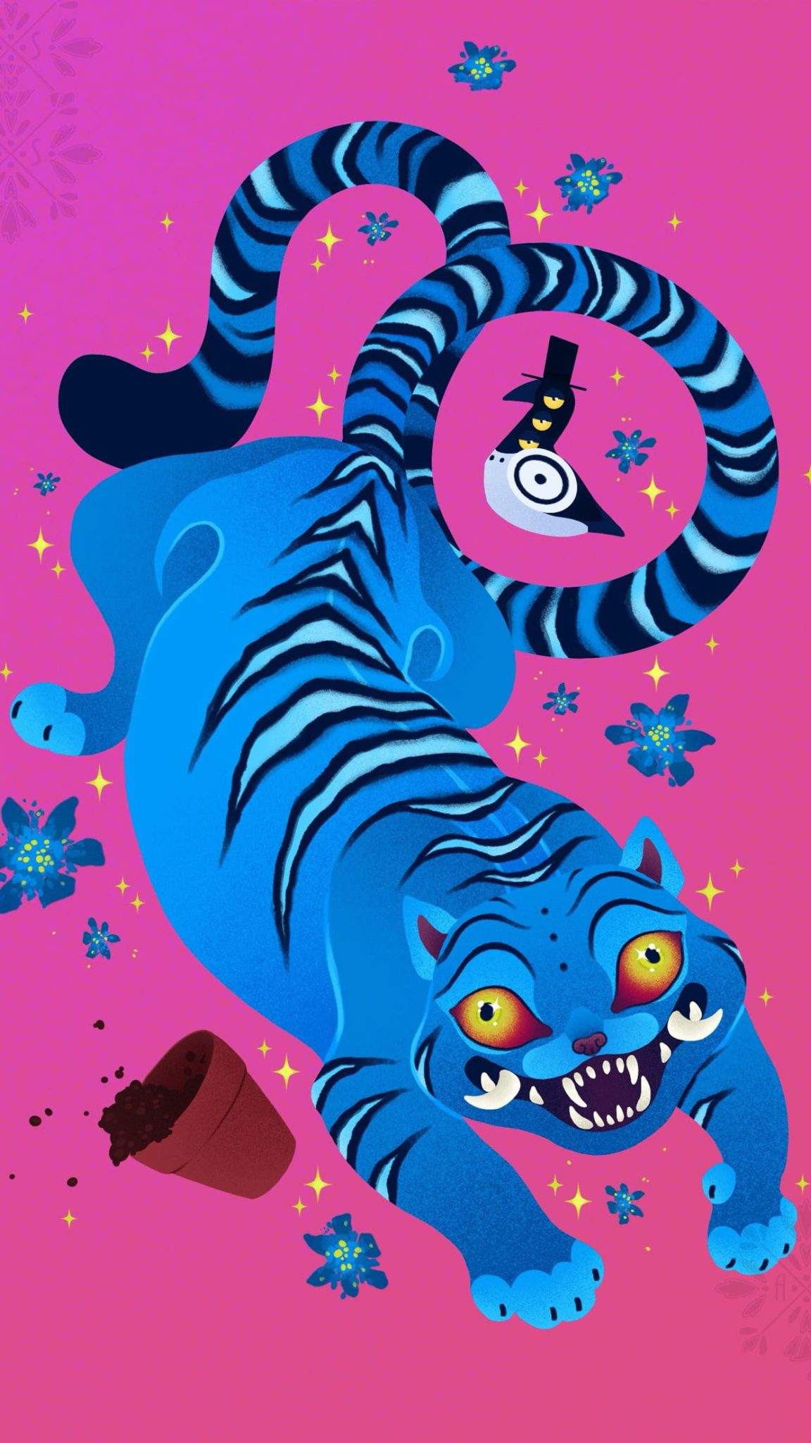 Derpy Tiger Wallpaper - iXpap