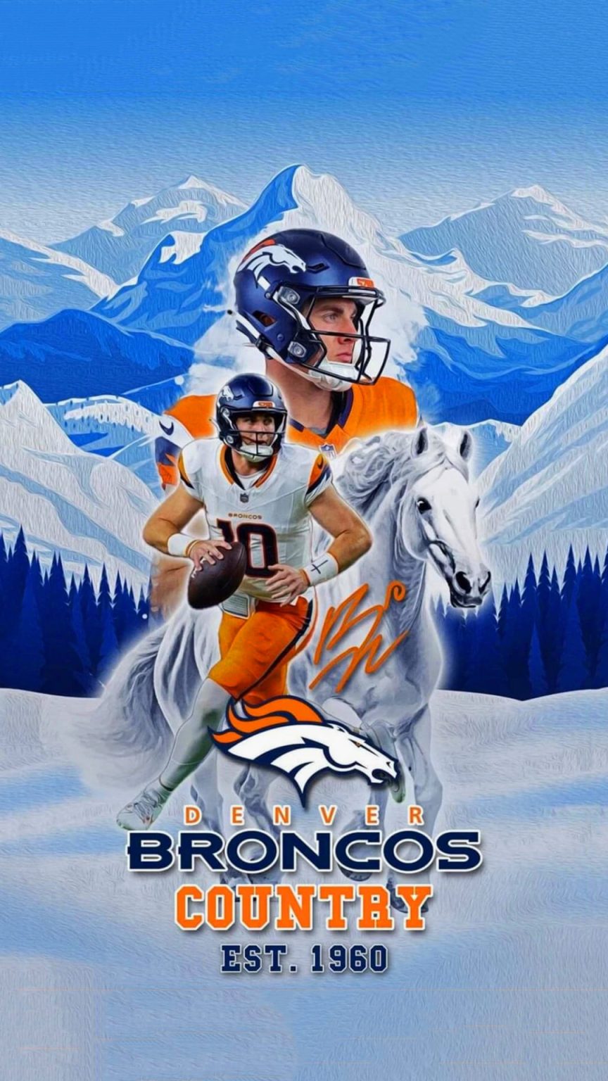 Bo Nix Wallpaper - iXpap