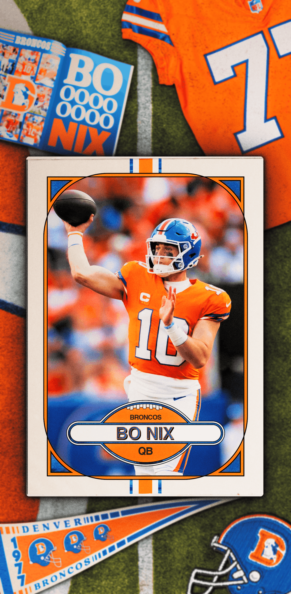 Bo Nix Wallpaper - iXpap